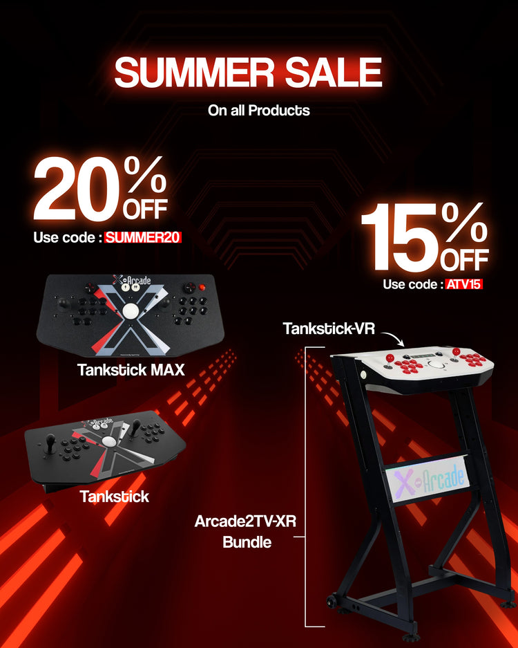 X-Arcade: Indestructible Arcade Joysticks & Arcade Machine Cabinets